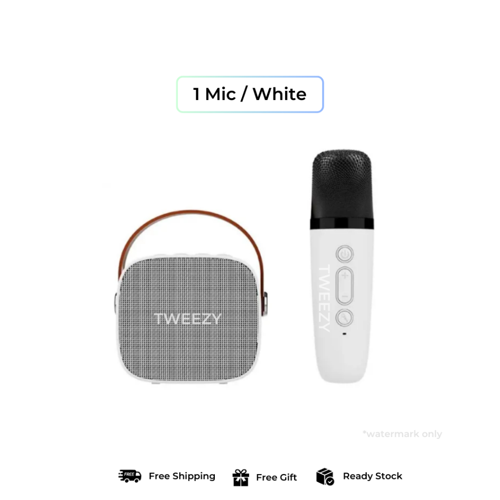 Jual Wireless Speaker Microphone Karaoke Set 2 Mic Bluetooth Mini Full ...