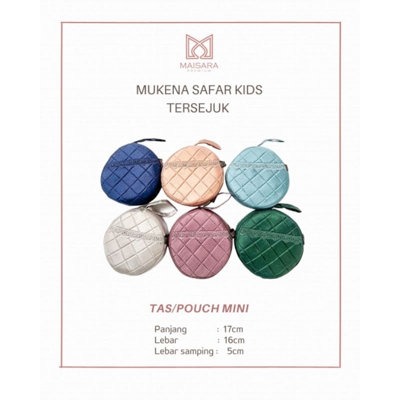Jual Mukena Maisara Premium Safar Kids Warna Skyblue | Shopee Indonesia