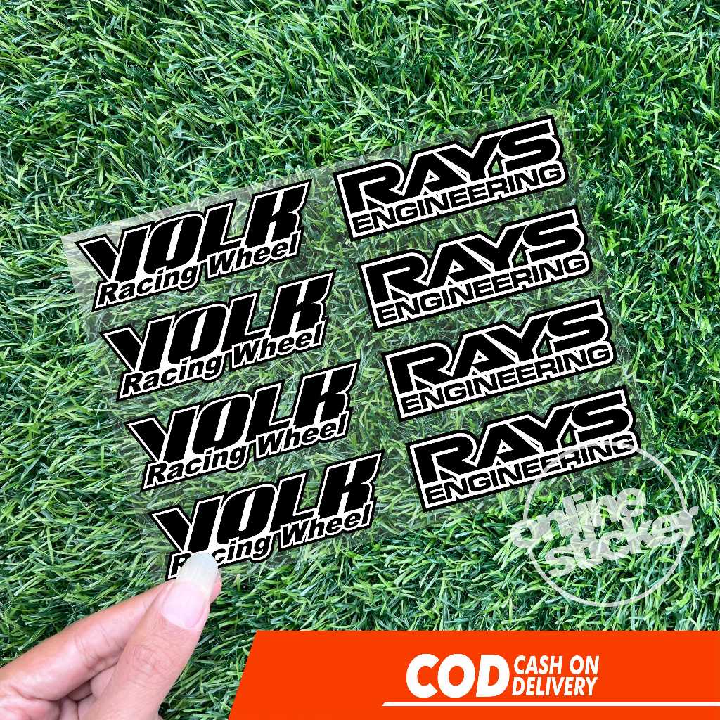 Jual Stiker Volk Rays racing logo velk Ori | print.cut | Shopee Indonesia