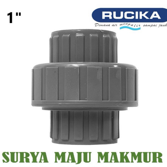 Jual Water Mur Moor Polos 1" inch RUCIKA watermur polos Union Socket AW ...