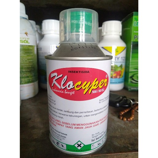 Jual Insektisida KLOCYPER 500/50 ec pembunuh kaper dan ulat 100 Ml ...