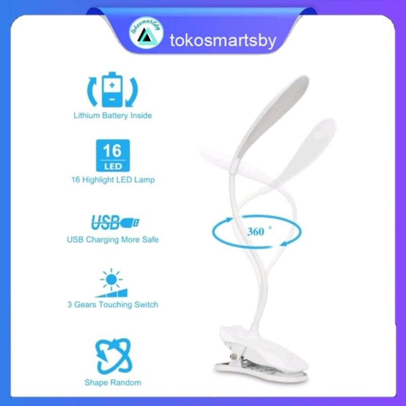 Jual LAMPU MEJA BELAJAR LED CLIP DESIGN LAMPU MEJA BELAJAR MODEL JEPIT ...