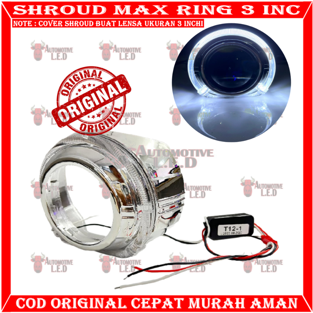 Jual ORIGINAL SHROUD MAX RING KRISTAL 3 INCHI COVER BILED 3 INCHI ...