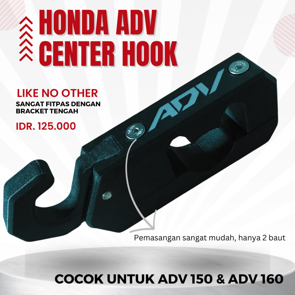 Jual Center Hook Gantungan Honda ADV 160 dan ADV 150 | Shopee Indonesia