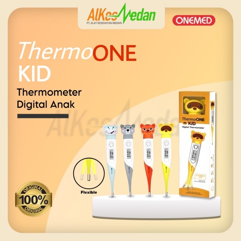 Jual ONEMED THERMOMETER DIGITAL THERMO ONE KID FLEXI MOTIF KARAKTER ...
