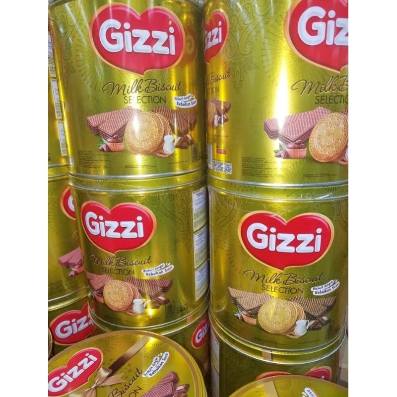 Jual BISKUIT GIZZI MILK SELECTION 240gr | Shopee Indonesia