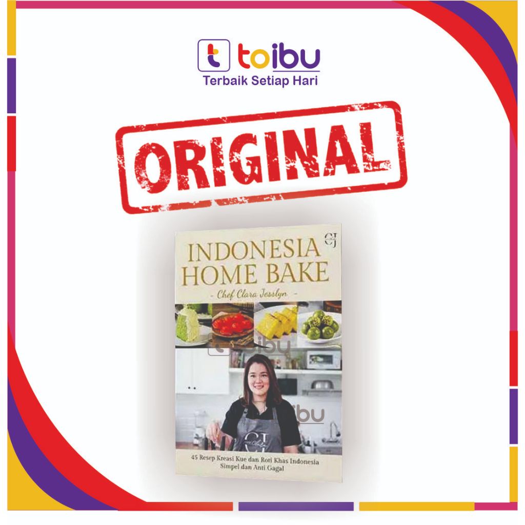 Jual Buku Resep Cookbook INDONESIA HOME BAKE 45 Resep Pilihan by Chef ...