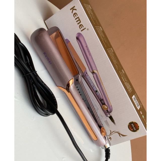 Jual Catok Rambut Kemei Lurus Curly Keriting 2in1 km-459 Catokan ...