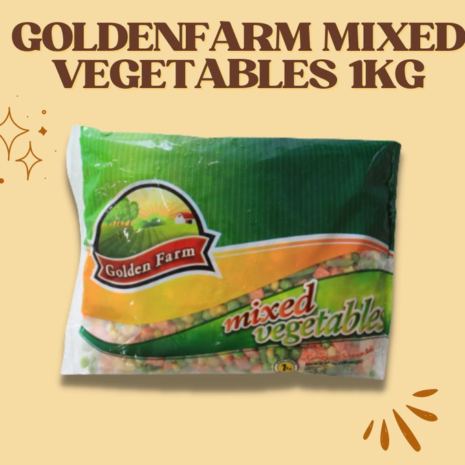 Jual Goldenfarm mix vegetable/shoestring 1kg | Shopee Indonesia