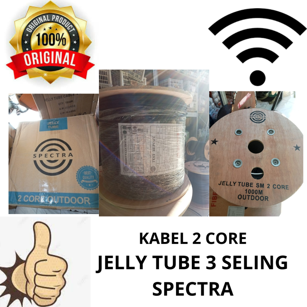 Jual KABEL 2 CORE 3 SELING JELLY TUBE SPECTRA | Shopee Indonesia