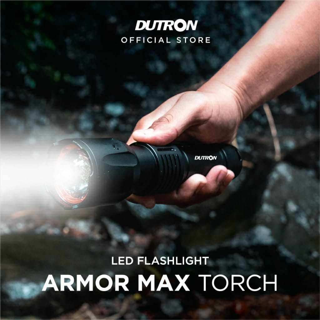 Jual Senter tangan 30w rechargeable / DUTRON Armor Max Senter LED ...