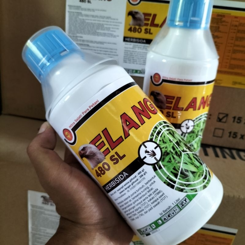Jual ELANG 1LITER herbisida sistemik pembasmi rumput mati sampai ...