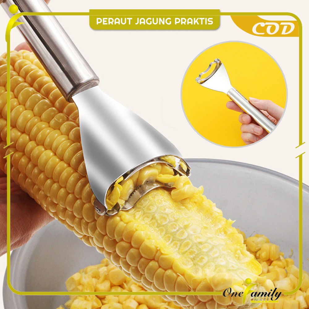 Jual ONE-C1030 Peraut Jagung Stainless Steel Praktis Serbaguna / Alat ...