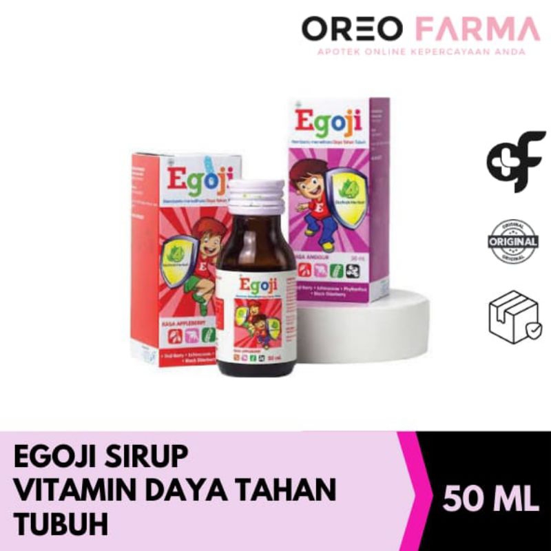 Jual Egoji Sirup 50 mL | Egoji Sirup Vitamin Daya Tahan Tubuh | Shopee ...