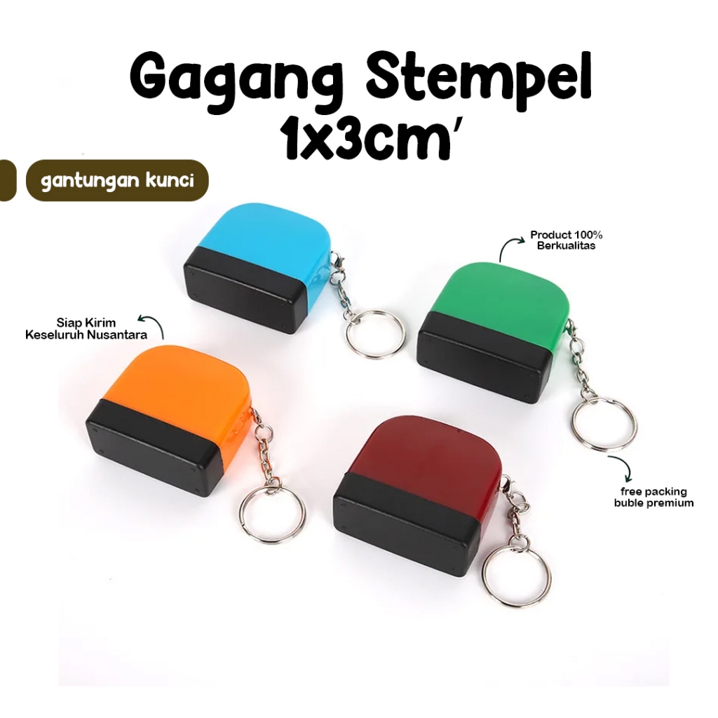 Jual 10X30 - GAGANG STEMPEL FLASH GANTUNGAN KUNCI / GAGANG STAMPEL NAMA ...