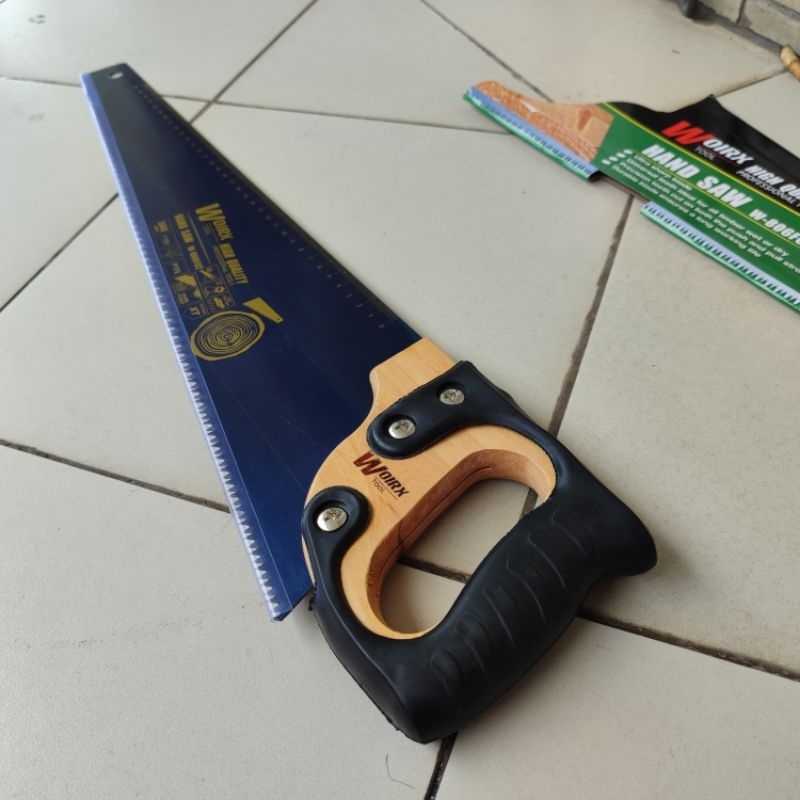 Jual Gergaji kayu tangan 18 inch 20 inch Hand Saw WOIRX | Shopee Indonesia
