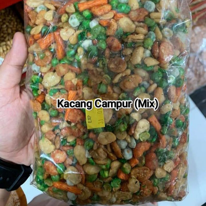 Jual Kacang Campur (mix)/Bungkus/Toples 500gr | Shopee Indonesia