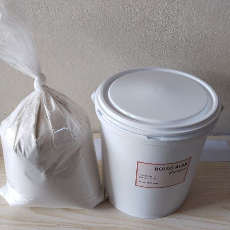 Jual Bolus alba kaolin 1 kg | Shopee Indonesia