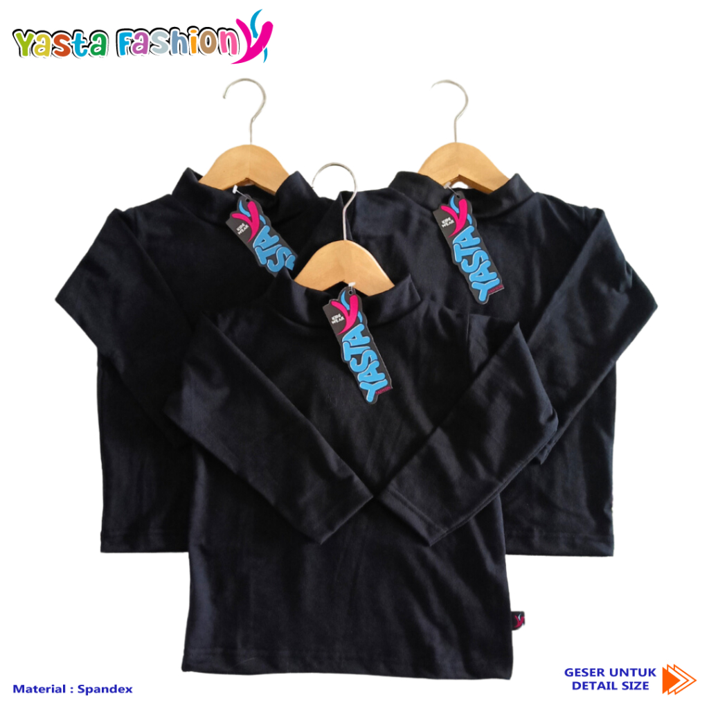 Jual ⭐ Manset Anak Lengan Panjang, Warna Hitam 1-8 Tahun | Yasta ...