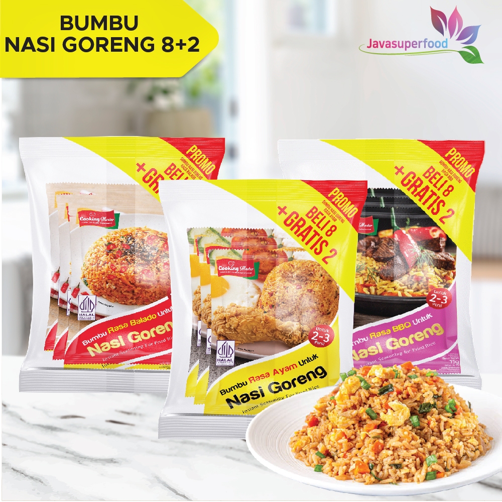 Jual Bumbu Nasi Goreng Instan 15g (1 Renceng Isi 10 Sachet) Halal ...
