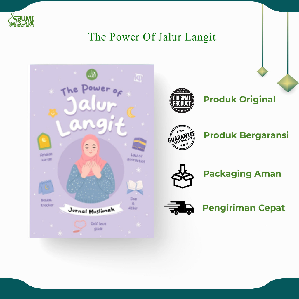 Jual Buku Motivasi Islam The Power Of Jalur Langit : Jurnal Muslimah ...