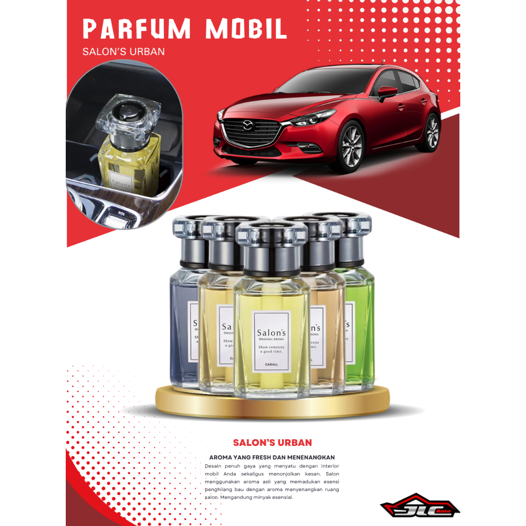 Jual Carall Parfum Mobil Salon's Urban Made in Japan | Shopee Indonesia