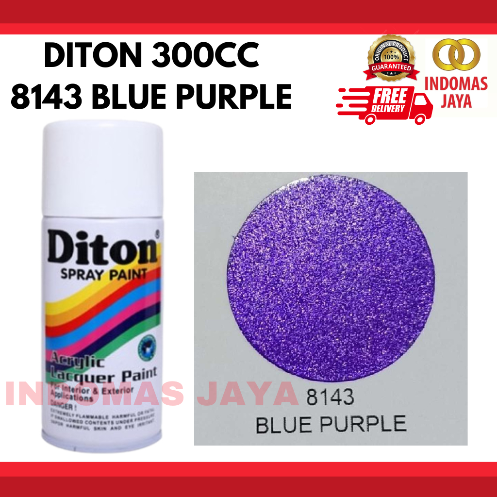 Jual Pilok Pilox Diton Blue Purple / Biru Unggu 8143 300cc | Shopee ...
