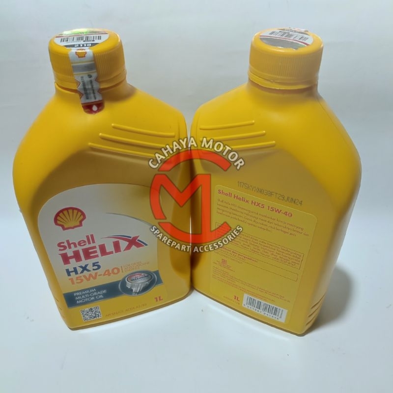 Jual OLI SHELL HELIX HX5 10W-40 1L | Shopee Indonesia