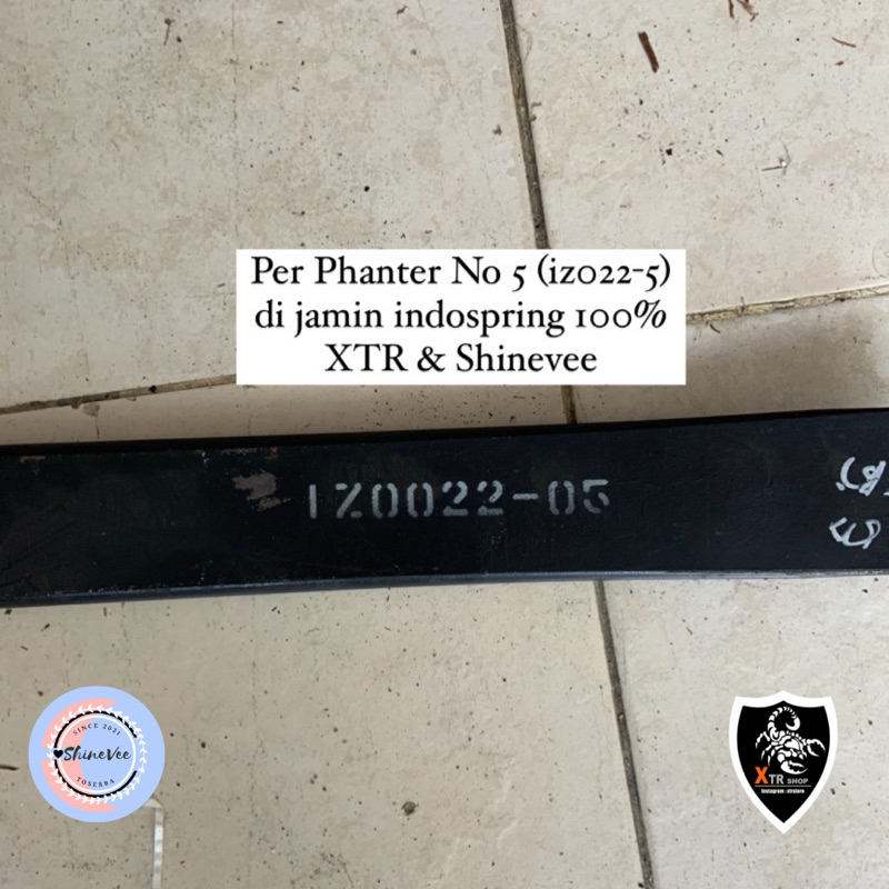 Jual Per induk phanter No 5 per daun isuzu tbr54 IZ022-5 pir utama ...