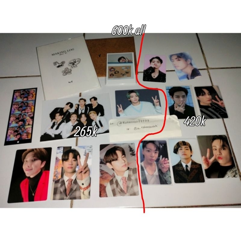 Jual DISC 40% SALE PC PHOTOCARD BTS PVC GOLDEN JUNGKOOK, PC DICON ...