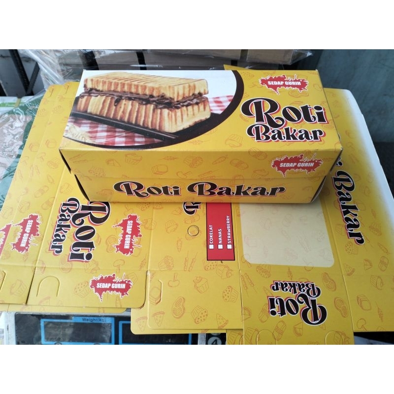 Jual Dus roti bakar isi 10pcs / 20pcs sedap gurih laminasi 20x9cm ...