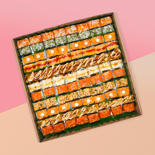 Jual Sushi Gedemura Platter XL (88 pcs) | Sushi Mate - Halal | Shopee ...
