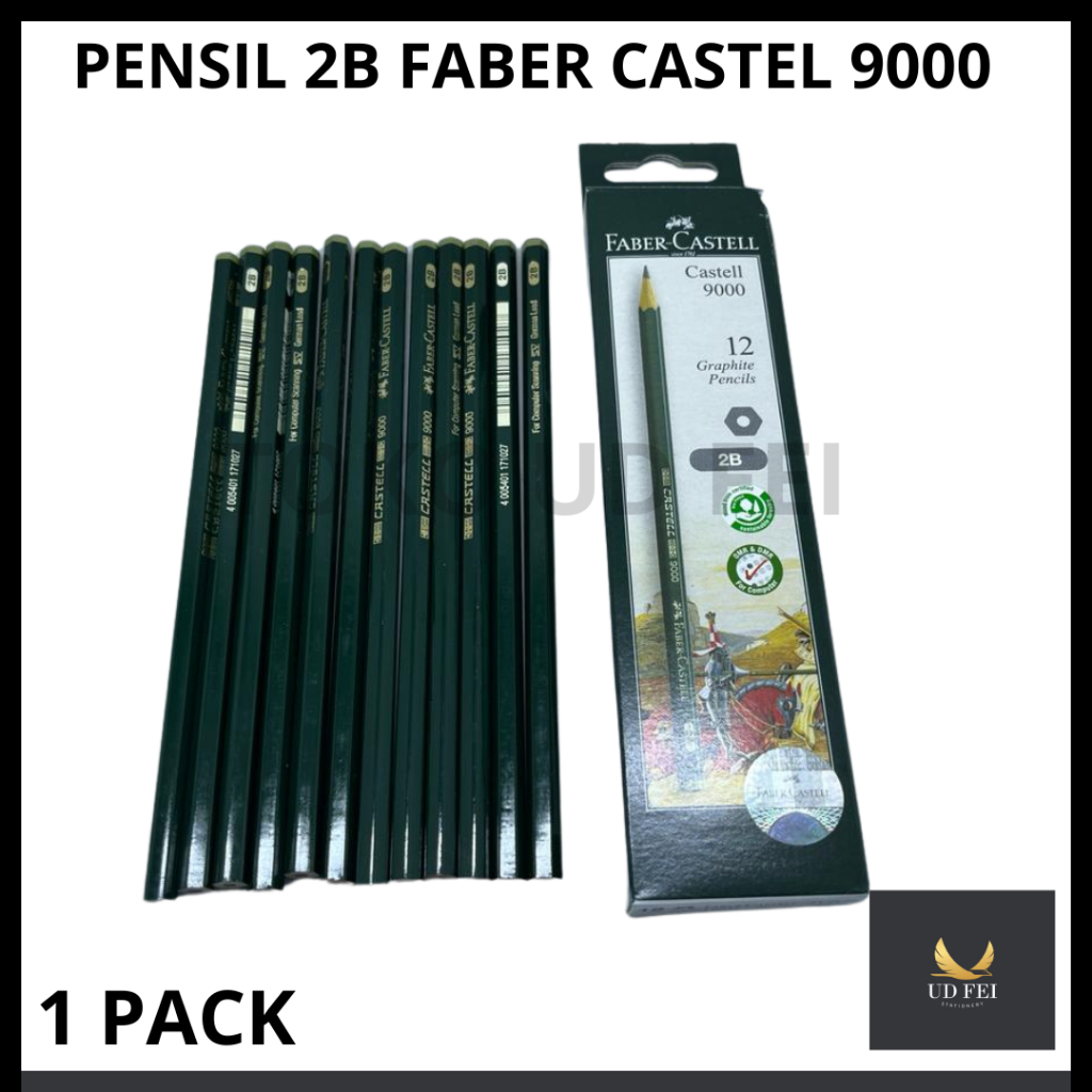 Jual (1 PACK = isi 12 pcs) Pensil 2B Faber Castle/ Pensil 2B /PENSIL ...