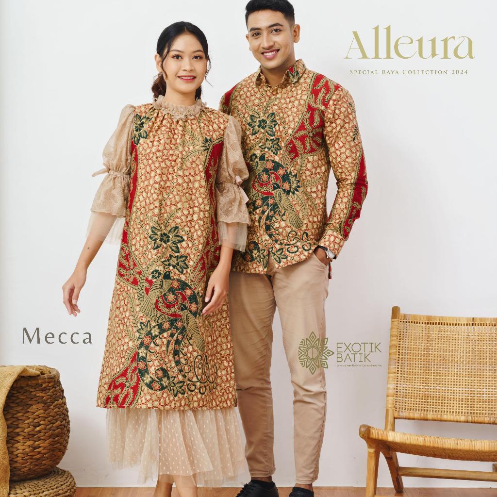 Jual Mecca Batik Couple LEBARAN/IDUL FITRI Dress dan Kemeja | Shopee ...