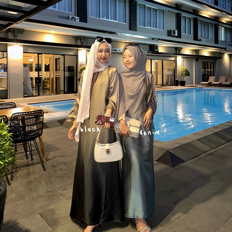 Jual RESTOK 20 Maret Chafia dress/ chafia abaya/chafia gradasi/dress ...