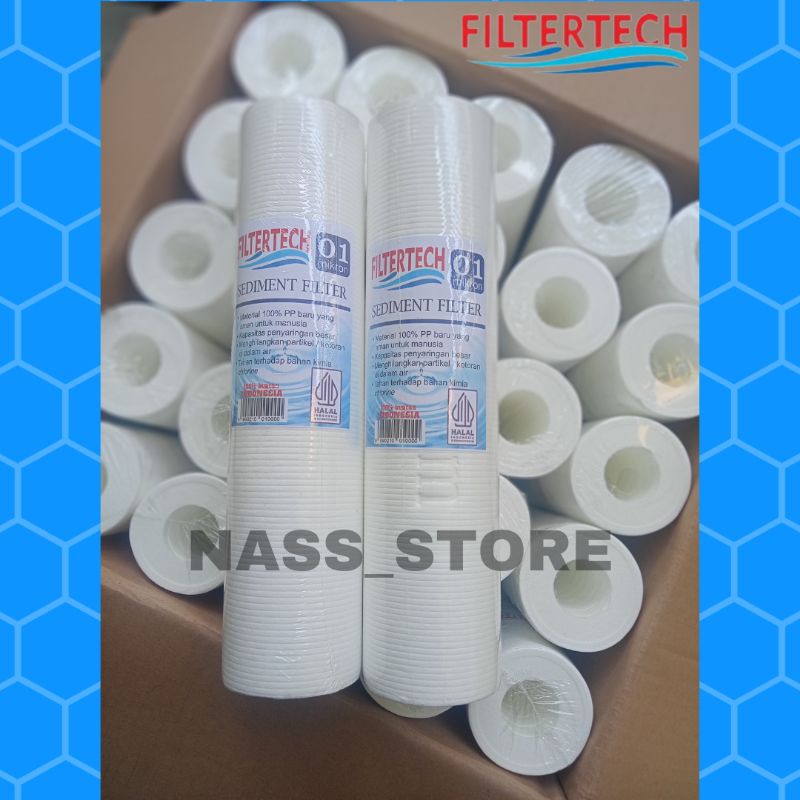 Jual (1 DUS 50 PCS) CARTRIDGE FILTER AIR 10 Inch / SEDIMEN FILTER AIR ...
