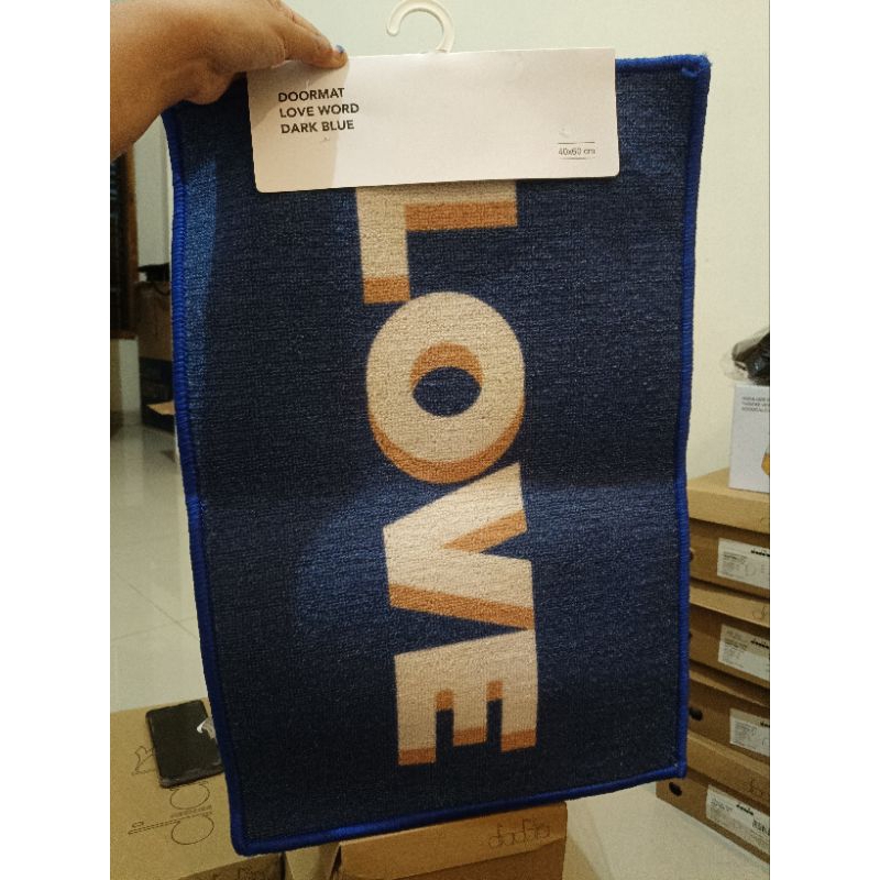 Jual miniso big sale doormat blue keset miniso 40x60cm | Shopee Indonesia