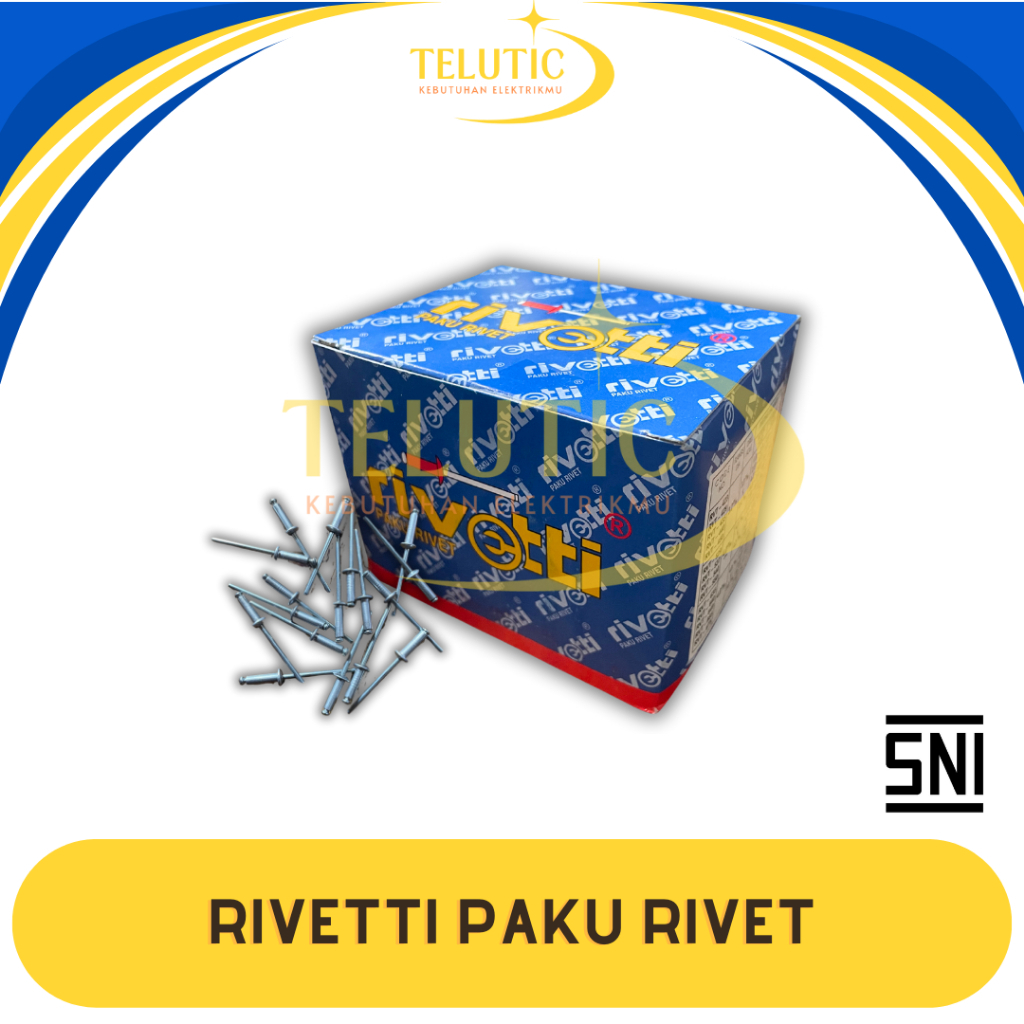 Jual RIVETTI PAKU RIVET 1 DUS/ 1000 PCS UKURAN 423 429 435 440 450 540 ...