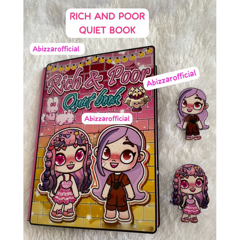Jual RICH AND POOR AVATAR QUIET BOOK MY BUSY CANDY HOME MAINAN EDUKASI ...