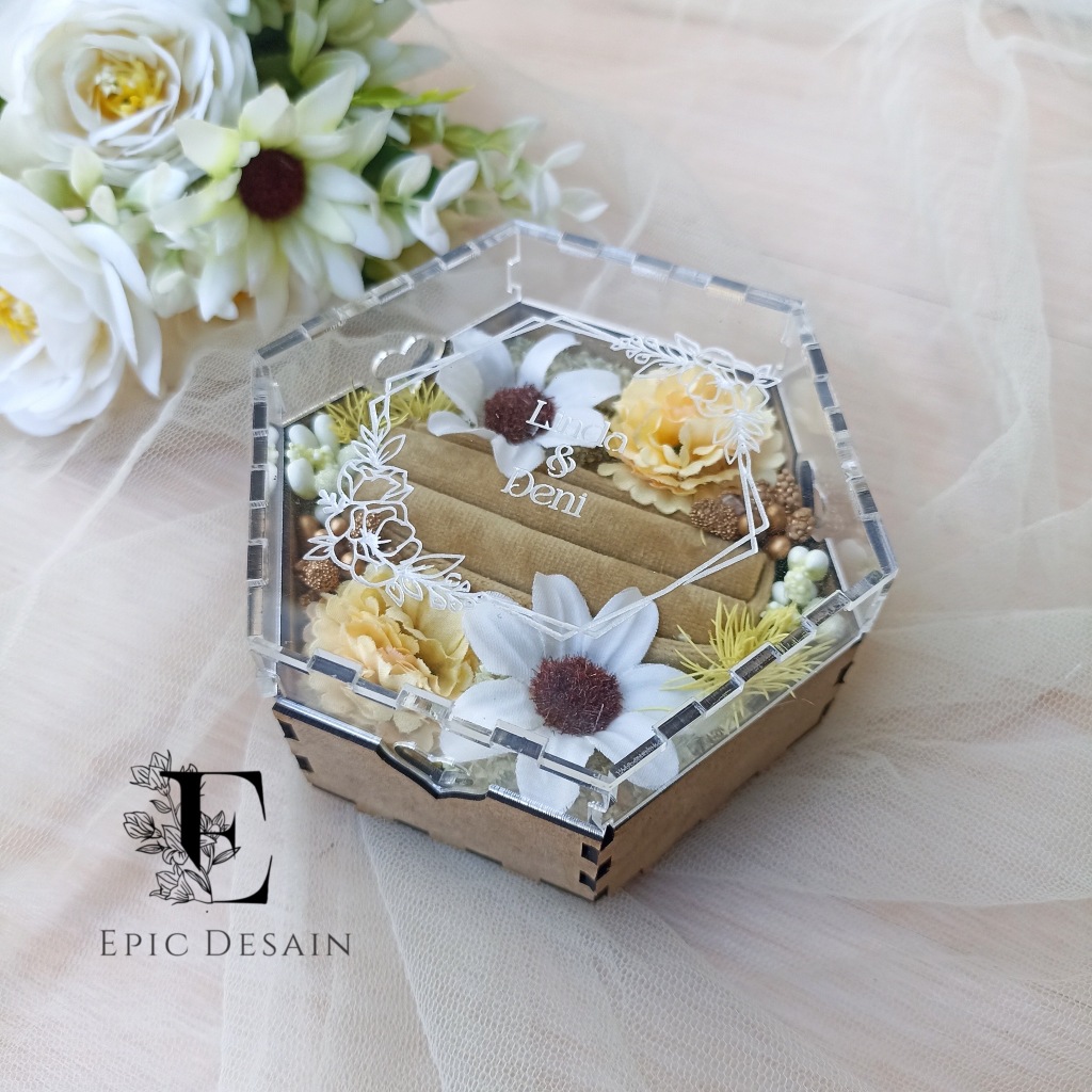 Jual Tempat Cincin | Kotak Cincin Tunangan | Box Cincin Pernikahan ...
