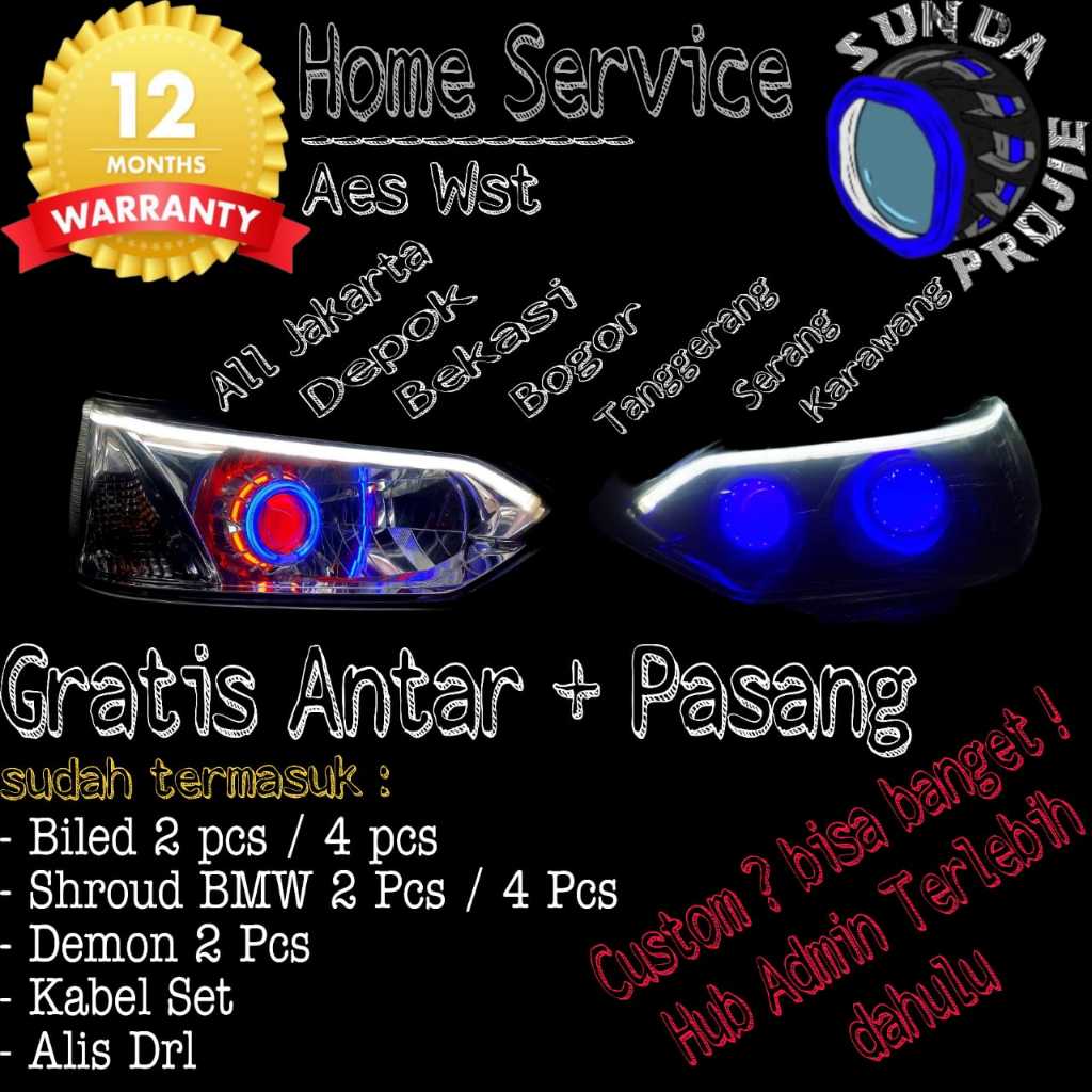 Jual Custom Projie / Biled All Mobil HomeService | Shopee Indonesia