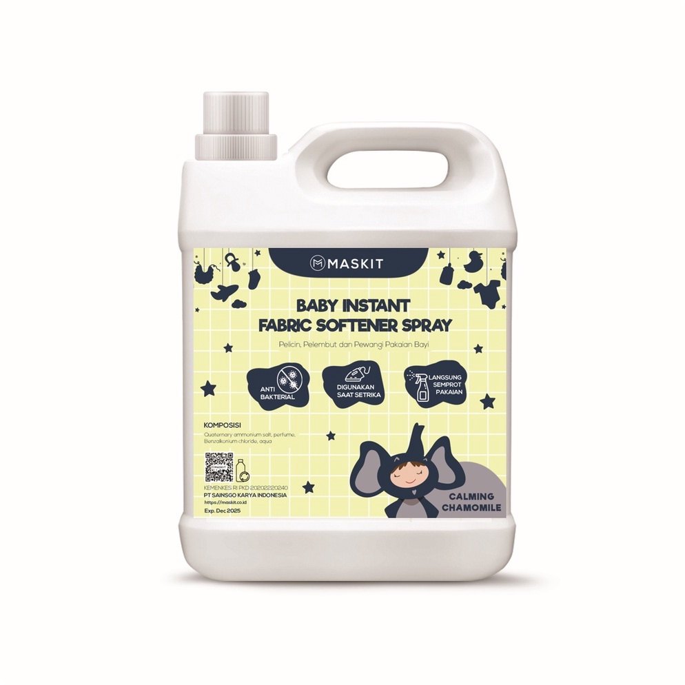 Jual CWW589 Splash Baby Fabric Softener Spray JERIGEN 1L Pelembut ...