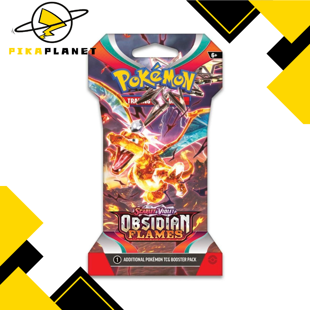 Jual Pokemon Trading Card - Pokemon TCG Card Obsidian Flames Sleeved Booster Pack SV3 ENG ...