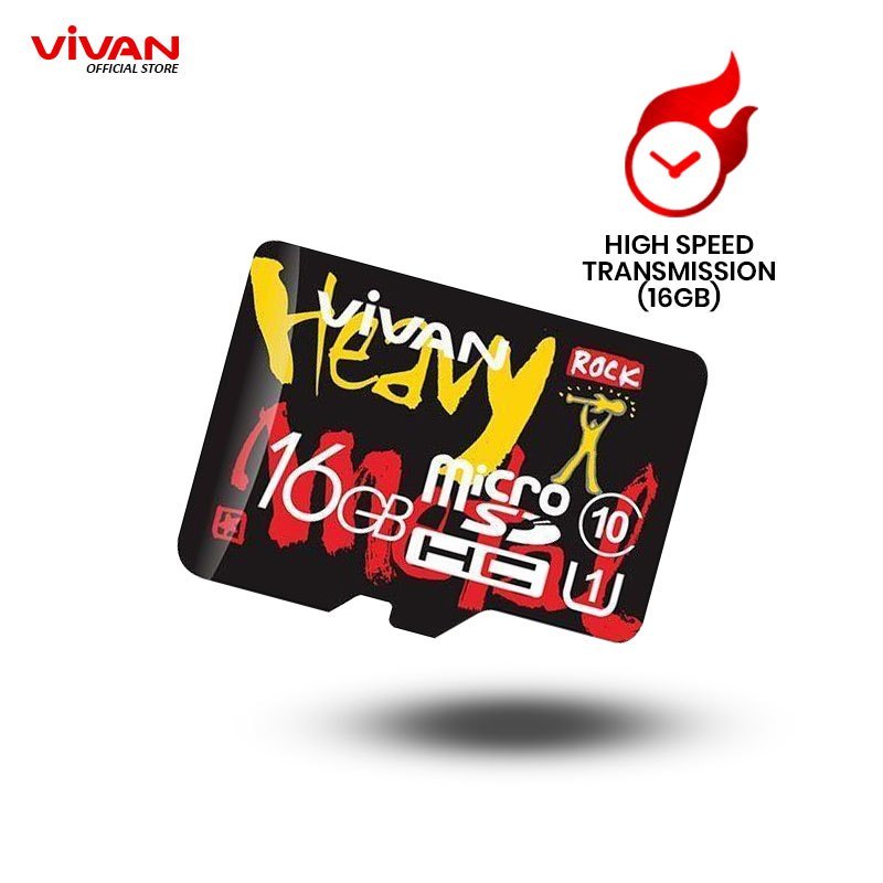 Jual Memory card Micro SD 16 GB Original Vivan V16U10 Class 10 TF Card ...