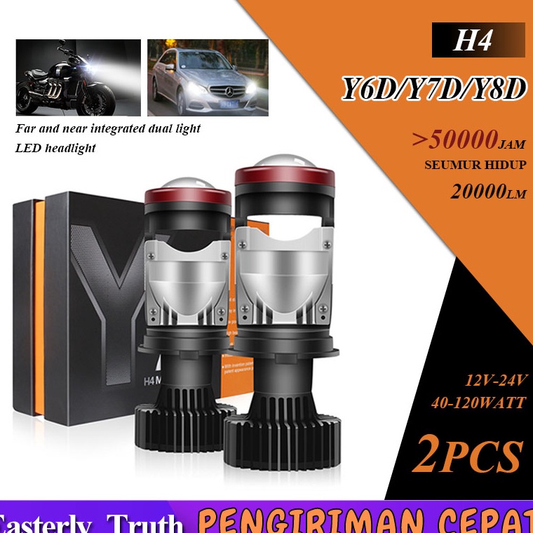 Jual Terbaru 2 Ori H4 Mini PJECTOR PROJIE Y6D Y7D Y8D 12 Watt Import ...