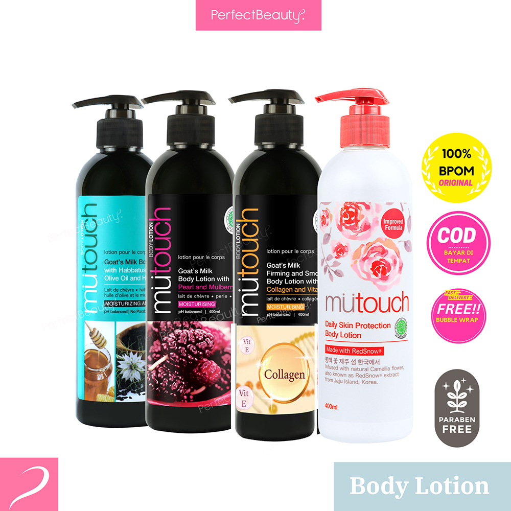 Jual Mutouch Body Lotion (400ml)(White/Red Snow/Firming/Habbatus/Pearl ...
