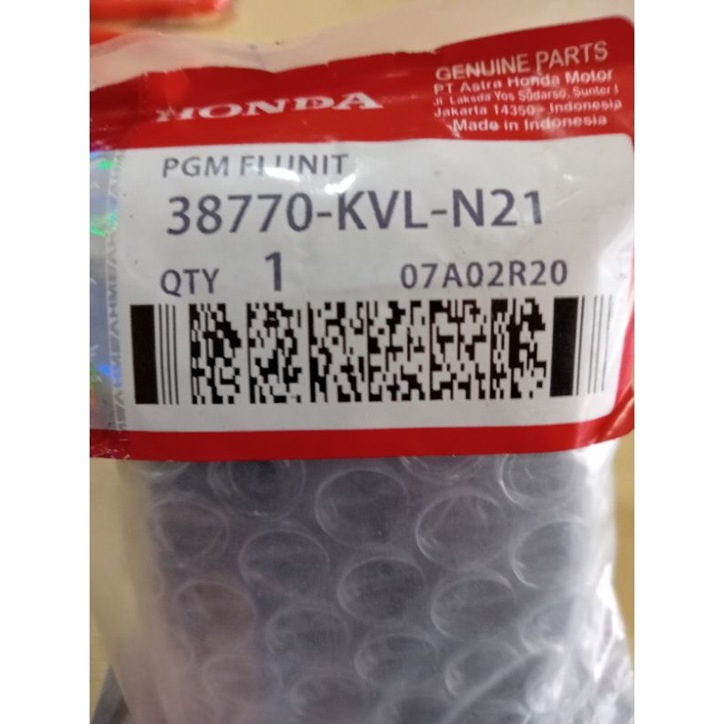 Jual PGMFi UNIT/ECCU PGMFi Unit Honda SupraX125Fi kode 38770-KVL-N21 ...