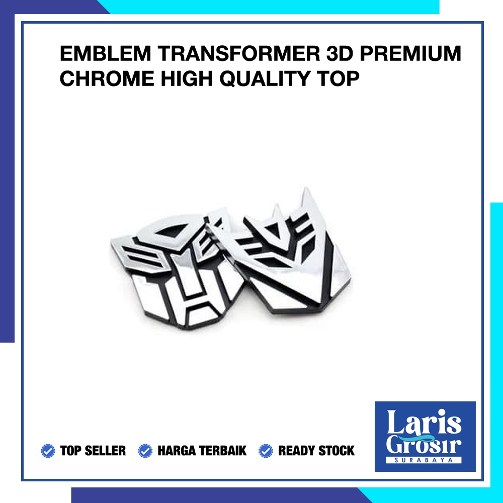 Jual Emblem Mobil Transformer 3D Premium - Autobot baik | Shopee Indonesia