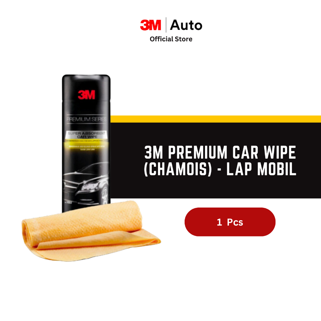 Jual 3M Premium Car Wipe Chamois - Lap Mobil Kanebo | Shopee Indonesia