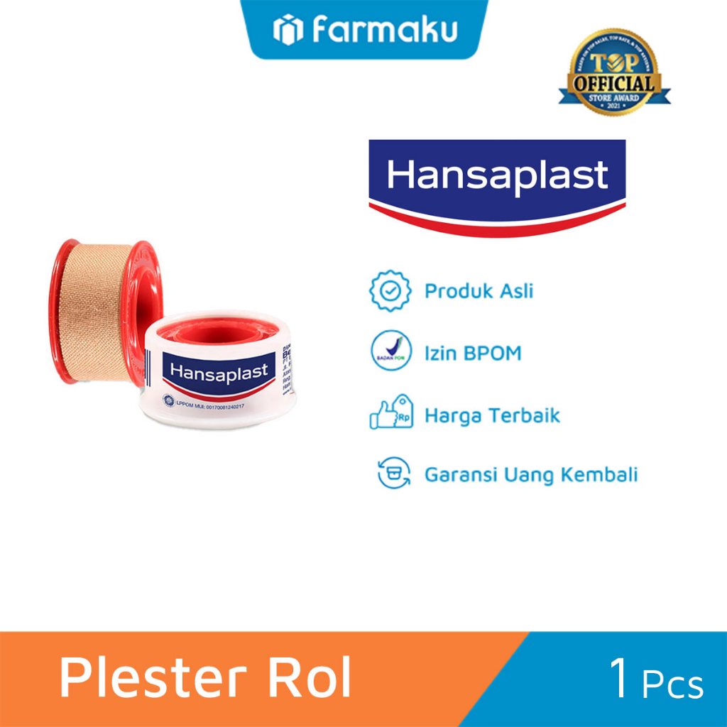 Jual Hansaplast Plester Rol Kain Kecil - Perekat Kasa Pembalut Luka ...